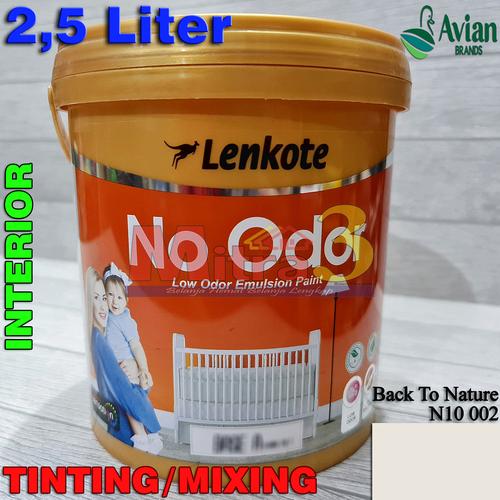 Jual Cat Tembok Lenkote NO ODOR 2,5L N10 002 Back To Nature - Kota ...