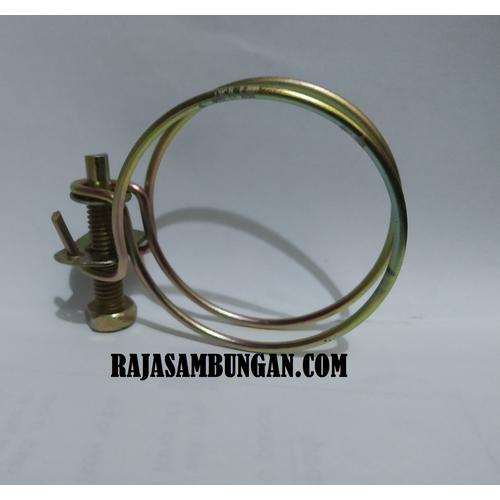 Jual Klem Selang Kawat 1 1/2 Inch Double Wire Hose clamp Pengencang ...