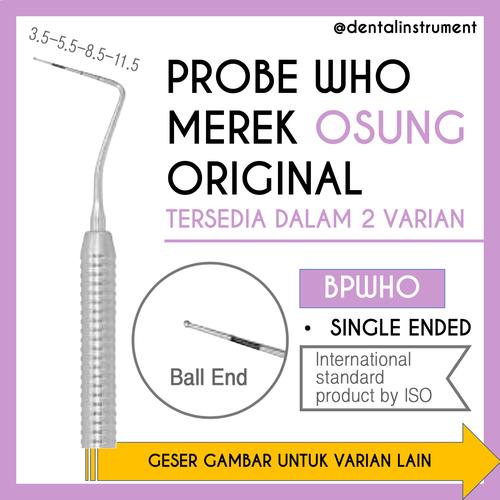 Jual Dental Probe WHO Single / Double Ended (Kombinasi Sonde) Merek ...