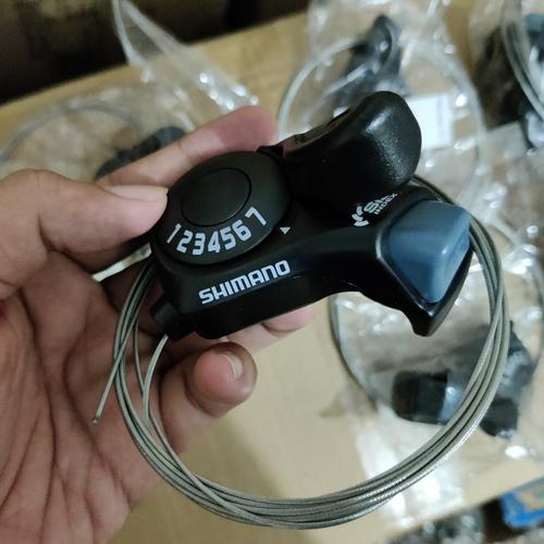 Jual original shifter shimano 7 speed tombol jempol kanan sepeda lipat ...