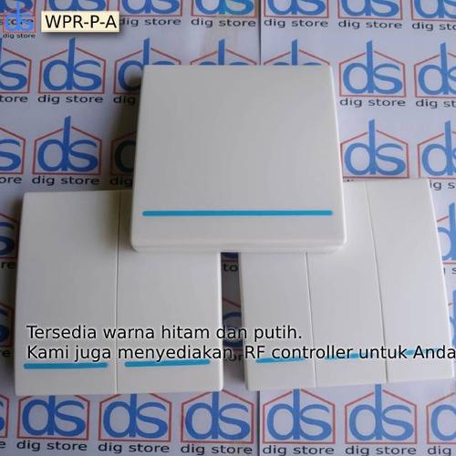 Jual Saklar RF Wall Panel Wireless Remote Transmitter RF 433Mhz (A ...