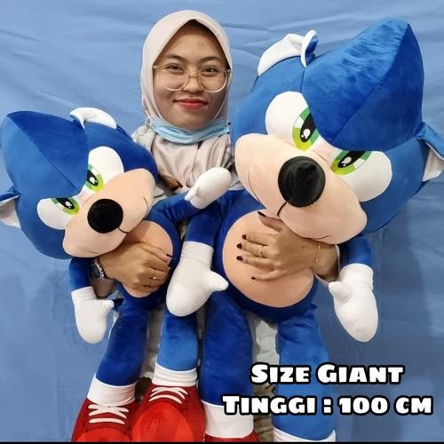 Jual Boneka SONIC THE HEDGEHOG / SHADOW Giant (Tinggi 100cm) - Sonic ...
