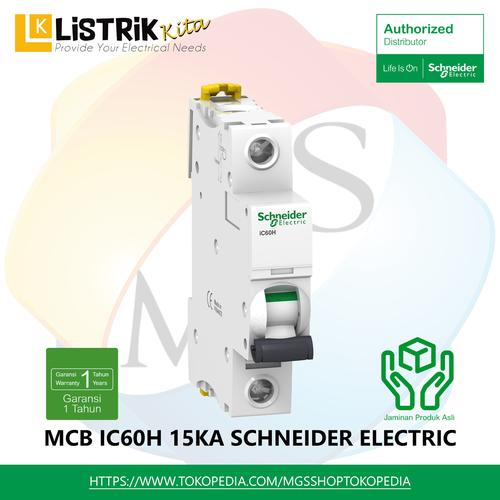 Jual MCB 1P 1A s.d. 63A 10kA/15kA iC60H C SCHNEIDER ELECTRIC - A9F841** - 1P 20A - Jakarta Timur ...