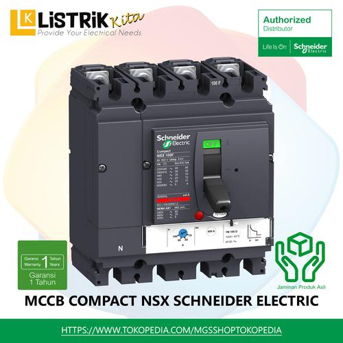 Promo MCCB SCHNEIDER NSX 4P3D TM80D NSX100F - LV429641 Cicil 0% 3x ...