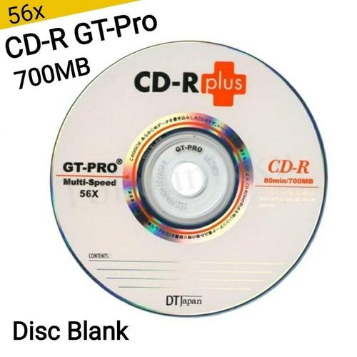 Jual CD Kosong / Disc Blank GT-Pro CD-R Plus 56x - JUAL ECERAN - Kota ...