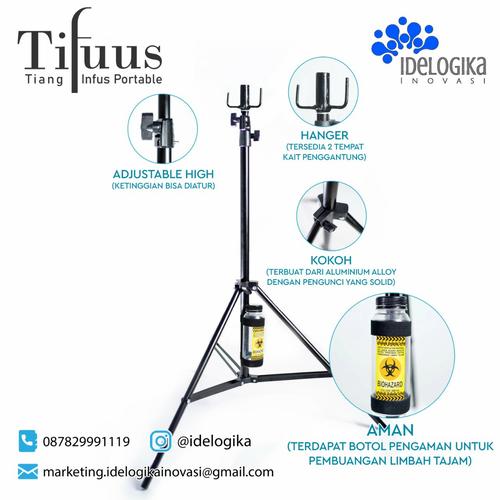 Jual Tifuus ( tiang infus portable) Tiang infus portable dengan design ...