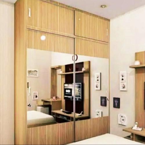 Jual lemari pakaian jumbo / lemari pintu sliding kayu bloktik multiplek ...