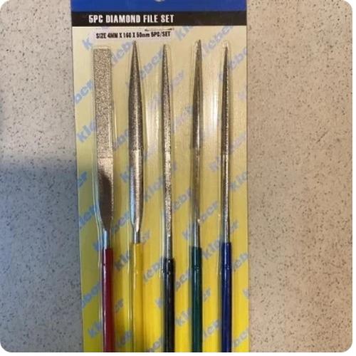 Jual Kikir Diamond File Set 14 cm 5 Pcs Merk Kleber Kualitas Bagus ...