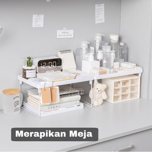 Jual Rak Meja Lipat Penyimpanan Buku ATK Meja Kerja Murah Terbaru ...