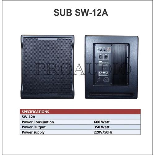 Jual Speaker active Subwoofer wisdom 12 inch SUB SW-12A SW 12 A SW12A ...