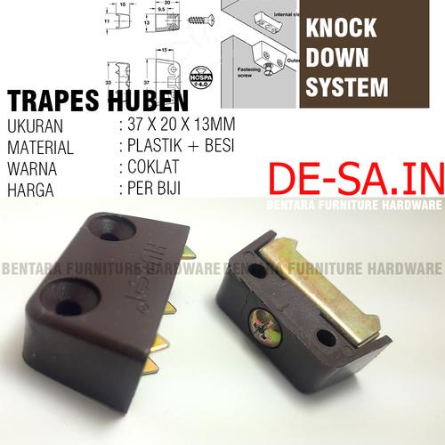 Jual Huben Trapes Warna Coklat (Untuk Ambalan / Knock-down Furniture ...