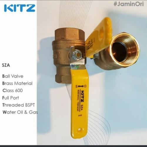 Jual Ball Valve Kitz 600 WOG 3/4" inch / Brass full port - Jakarta ...
