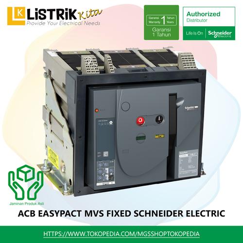 Promo ACB SCHNEIDER MVS 2500A H 65KA 4P MANUAL FX TYPE ETA2I - MVS25H4MF2A Cicil 0% 3x - Jakarta ...