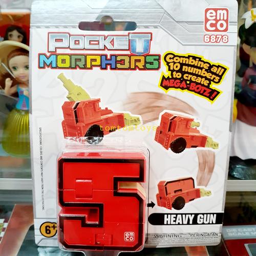 Jual Emco POCKET MORPHERS Numbers Robot Angka MegaBotz Mainan ...