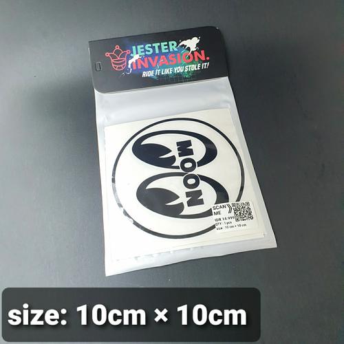 Jual stiker/sticker mobil jdm cutting moon eyes satuan - Putih - Kota ...