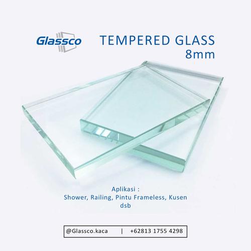 Jual Kaca Tempered Glass 8mm (Kaca Mati Railing Tangga / Balkon ...