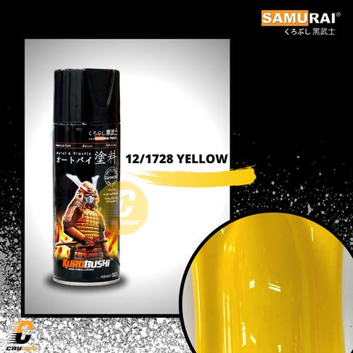 Jual Samurai Paint Cat Semprot Warna Standar 1728 Yellow (Kuning) 400 mL - Jakarta Barat ...
