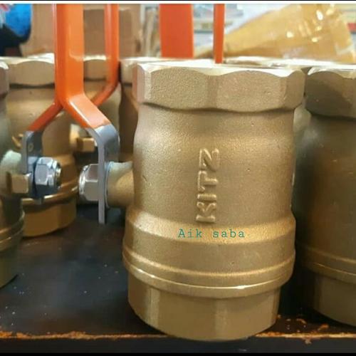 Jual Ball Valve Kitz 11/4"(inch) Ball valve kuningan Kitz - Jakarta Barat - Bintang Jaya Valve ...