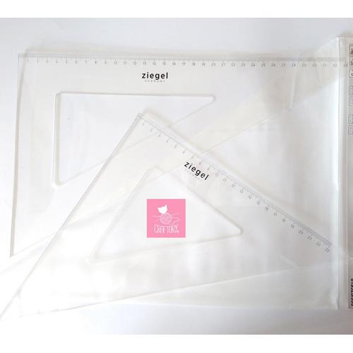 Jual Rotring Ziegel Ruler / Segitiga Besar NO 12 SET 23CM/33CM - Kota ...