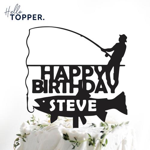 Jual CUSTOM CAKE TOPPER MANCING | HIASAN KUE AKRILIK | TULISAN AKRILIK ...