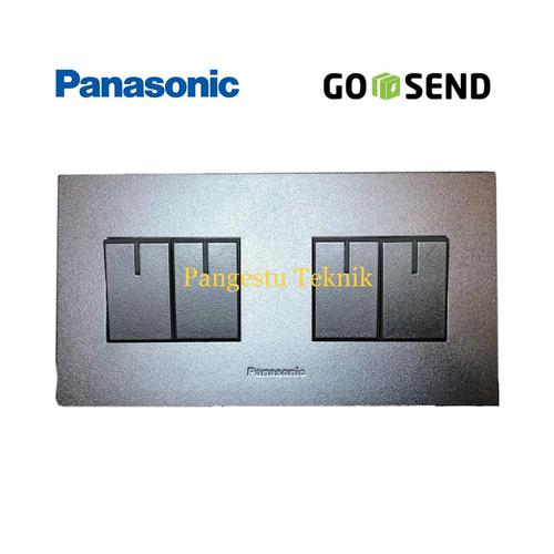 Jual Panasonic Saklar Seri Double Style Silver Minimalis Tanam - Tanpa ...