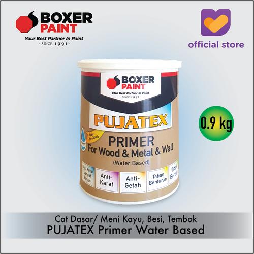 Jual Cat Dasar/ Meni Kayu & Besi PUJATEX Primer Water Based - Meni Red ...