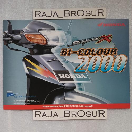 Jual Poster brosur Honda Astrea Supra X Bi colour 2000 - Kab. Langkat ...