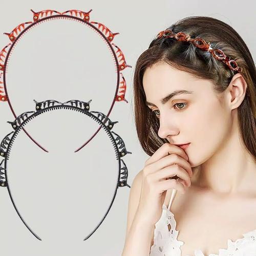 Jual bando kepang korea - bando jepit klip rambut - jepitan rambut ...