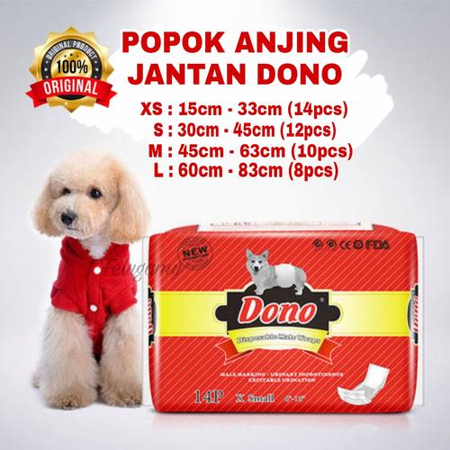 Jual Dono Male Pet Dog Diapers Hewan Popok Anjing Kucing Jantan Puppy ...