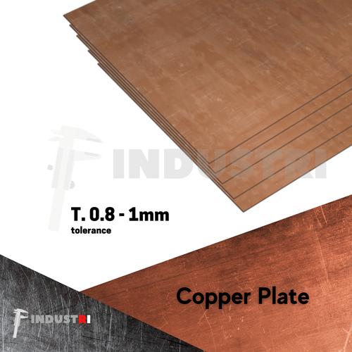 Jual Plat Tembaga 1mm| Copper Plate harga per 1 cm2 - Kota Tangerang ...
