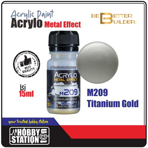 Jual Acrylo Metal Effect TITANIUM GOLD - Gundam ModelKit Acrylic ...
