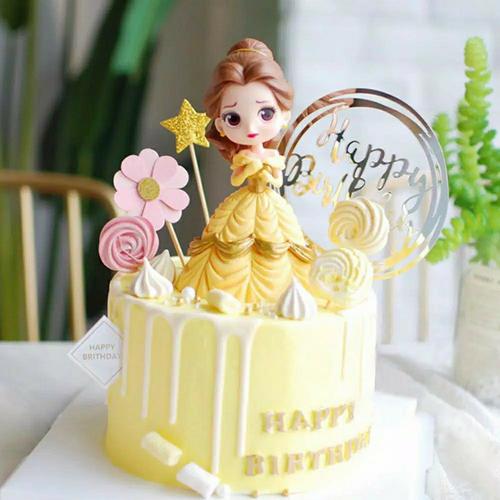 Jual Topper cake figure princess / cake topper tema princess/hiasan kue ...