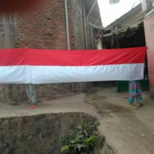 Jual bendera merah putih untuk Resplang uk lebar 60cm panjang 5m dan ...