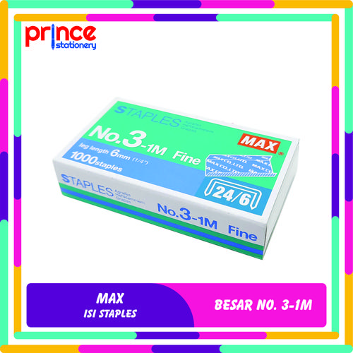 Jual ISI STAPLES MAX BESAR NOMOR 3 - Kota Surabaya - PRINCE ATK | Tokopedia