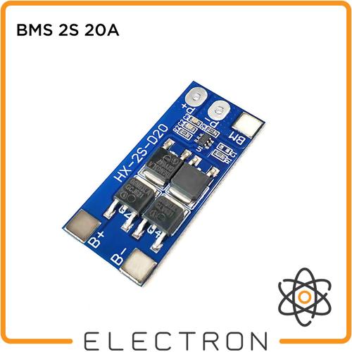 Jual BMS 2S 20A Peak 13A Continuous 18650 Lithium Li-Ion Battery Module ...