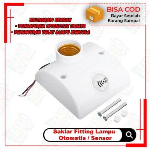 Jual FITTING LAMPU SENSOR GERAK - RUMAH LAMPU SENSOR GERAK - FITTING ...