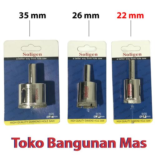 Jual Mata Bor Kaca Granit Keramik Soligen / Mata BOR Hole Saw Diamond ...