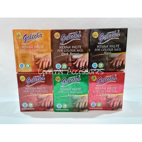 Jual GOLECHA NAIL TUBE HENNA PASTE / GOLECHA KUKU - Cherry - Jakarta ...