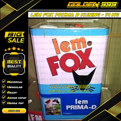 Jual lem kuning fox prima D / lem fox kuning Prima D / serbaguna / 14 ...
