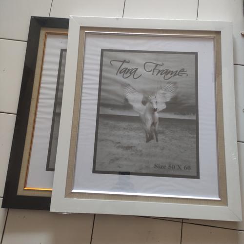 Jual Frame foto Bingkai foto figura foto 20r / 24r 50x60 cm linen ...