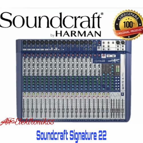 Jual Mixer Soundcraft Signature 22 Original - Jakarta Barat - AF ...