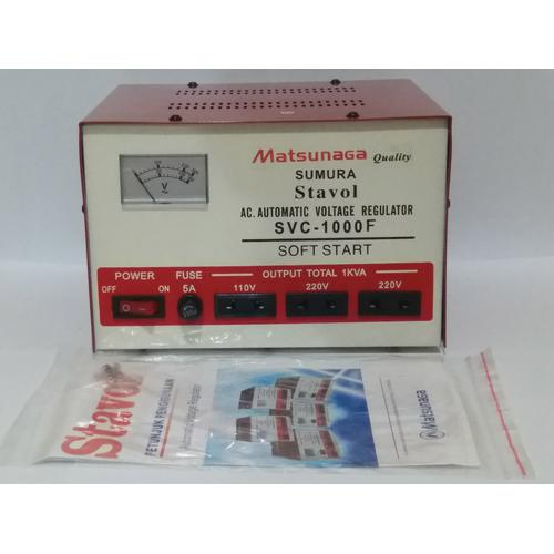 Jual Stavolt 1000 Watt Stabilizer 1000 Watt MATSUNAGA Stavolt Servo ...