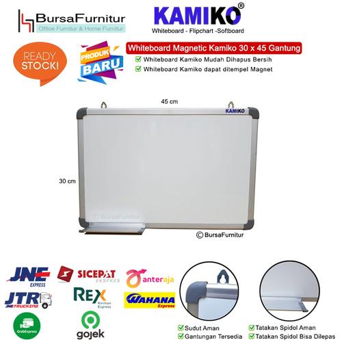 Jual Whiteboard Kamiko Ukuran 30 cm x 45 cm Magnetic Gantung - Jakarta ...