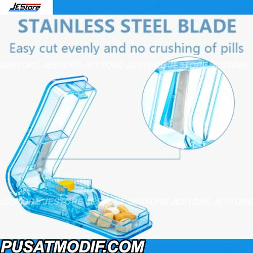 Jual PILL CUTTER (HIGH QUALITY) ALAT POTONG OBAT VITAMIN TABLET BOX ...