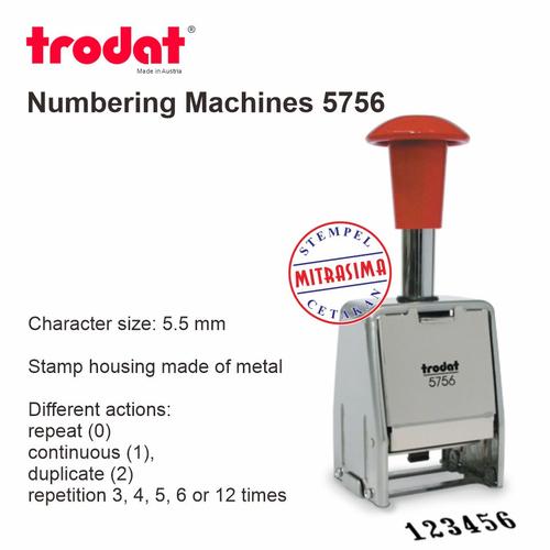 Jual Trodat 5756 - Numbering Machines - Stempel Nomorator otomatis berputar - Jakarta Barat ...