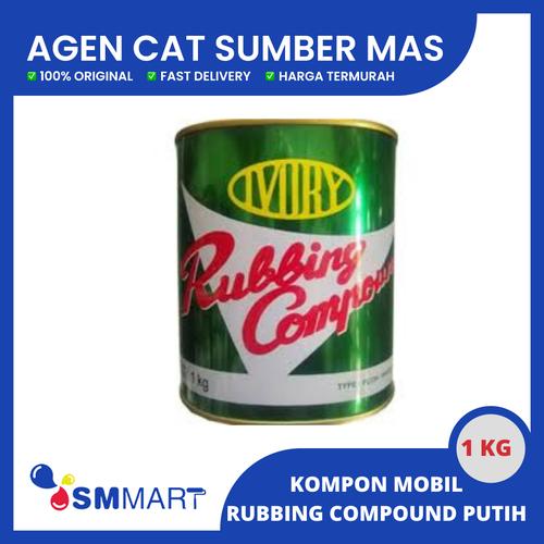 Jual RUBBING COMPOUND KOMPON IVORY PUTIH / KOMPON PUTIH HALUS 1 KG ...