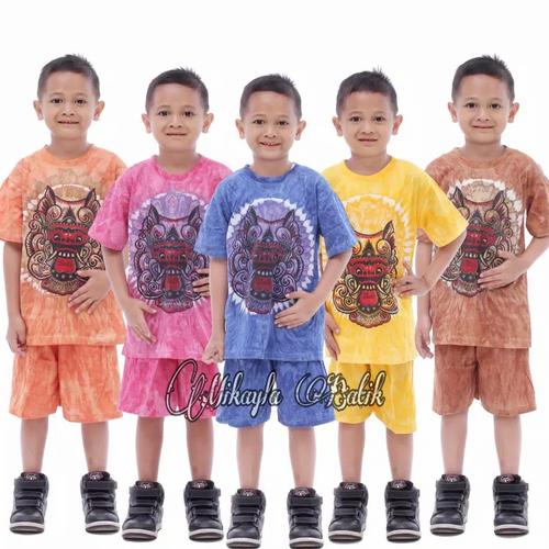 Jual Setelan barong anak khas bali Setelan barong anak - Kuning, 7-8 ...