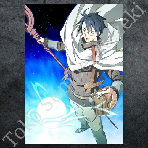 Jual Poster Figure Log Horizon Shiroe Pajangan Gambar Lukisan Canvas ...
