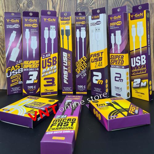 Jual Kabel Data Micro USB/Type-C/Lightning Cable Android iPhone 1/2/3 ...