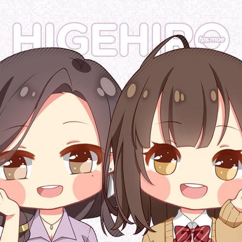 Jual Sayu Ogiwara & Airi Gotou - Higehiro Sticker - Sayu Ogiwara ...